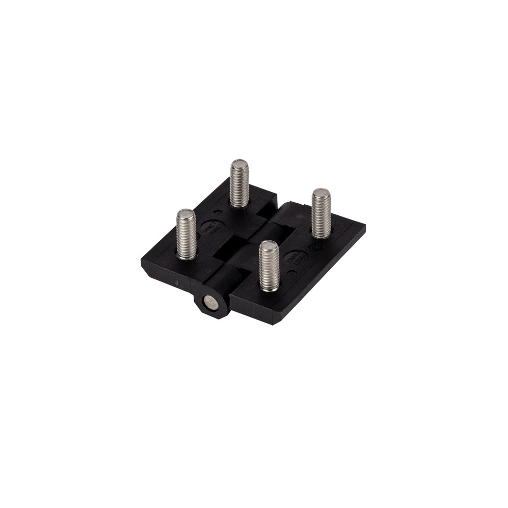Best Butt Hinge 50mm x 50mm x 6mm Polyamide Black SS Stud Fixing | UES ...
