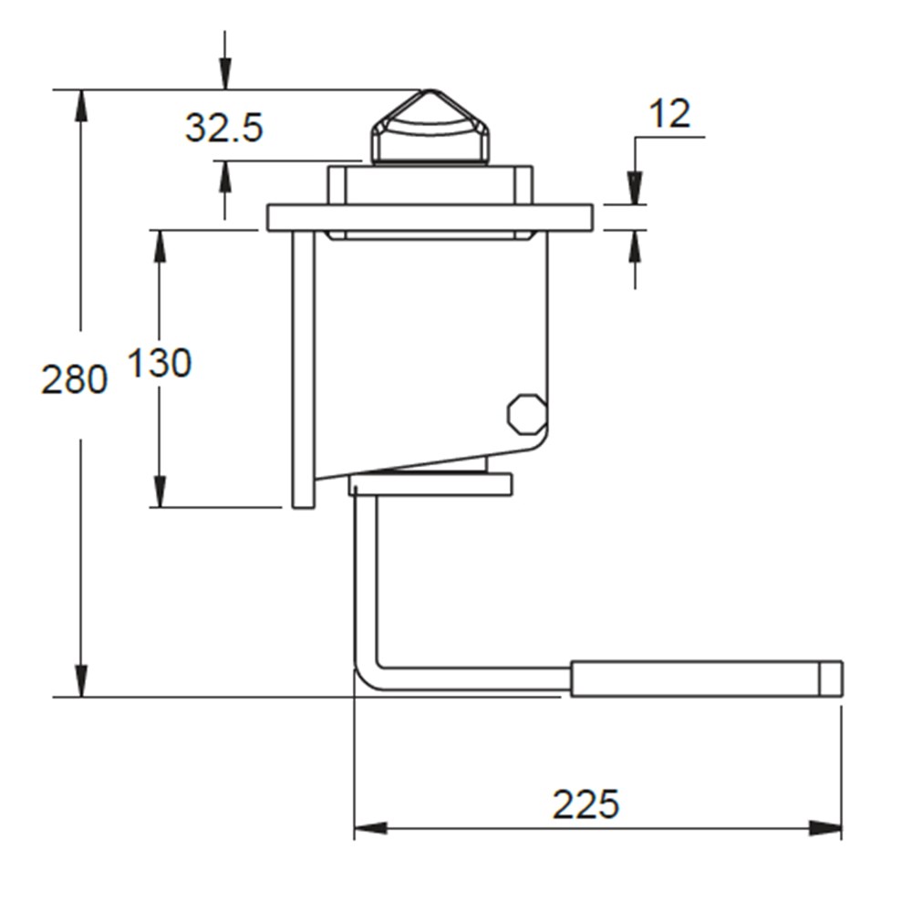 Best Trailer Twist Lock Standard Handle | UES Hardware - UES Hardware