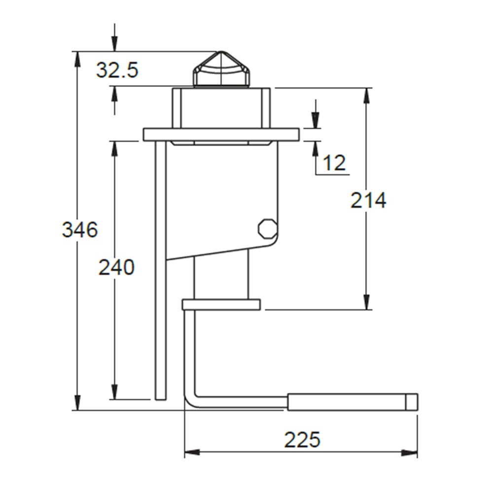 Best Trailer Twist Lock Extended Pin | UES Hardware - UES Hardware