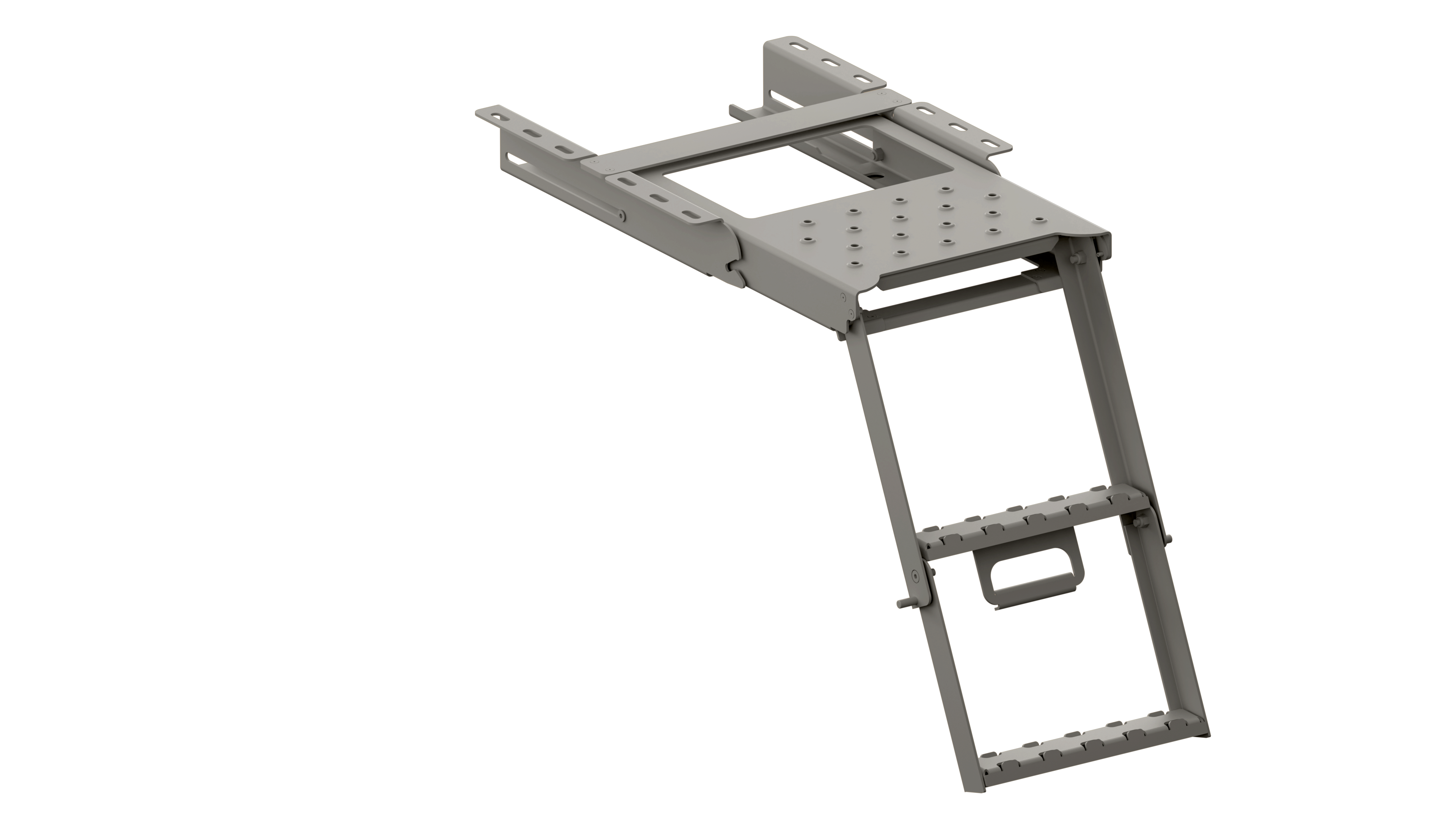 Best Ladder Folding Pullout 2 Step with Platform ZM with Powder Coat ...