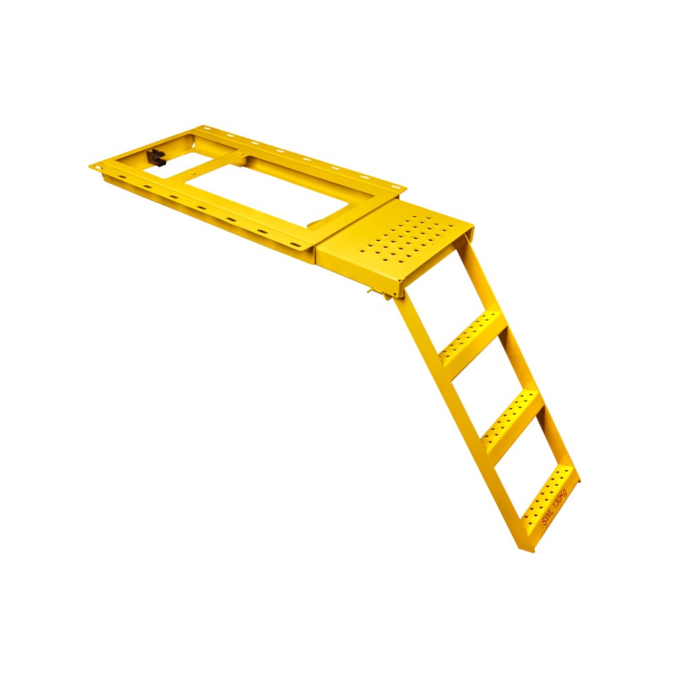 Best Pullout Ladder With Platform 3 step Yellow 980mm | UES Hardware ...