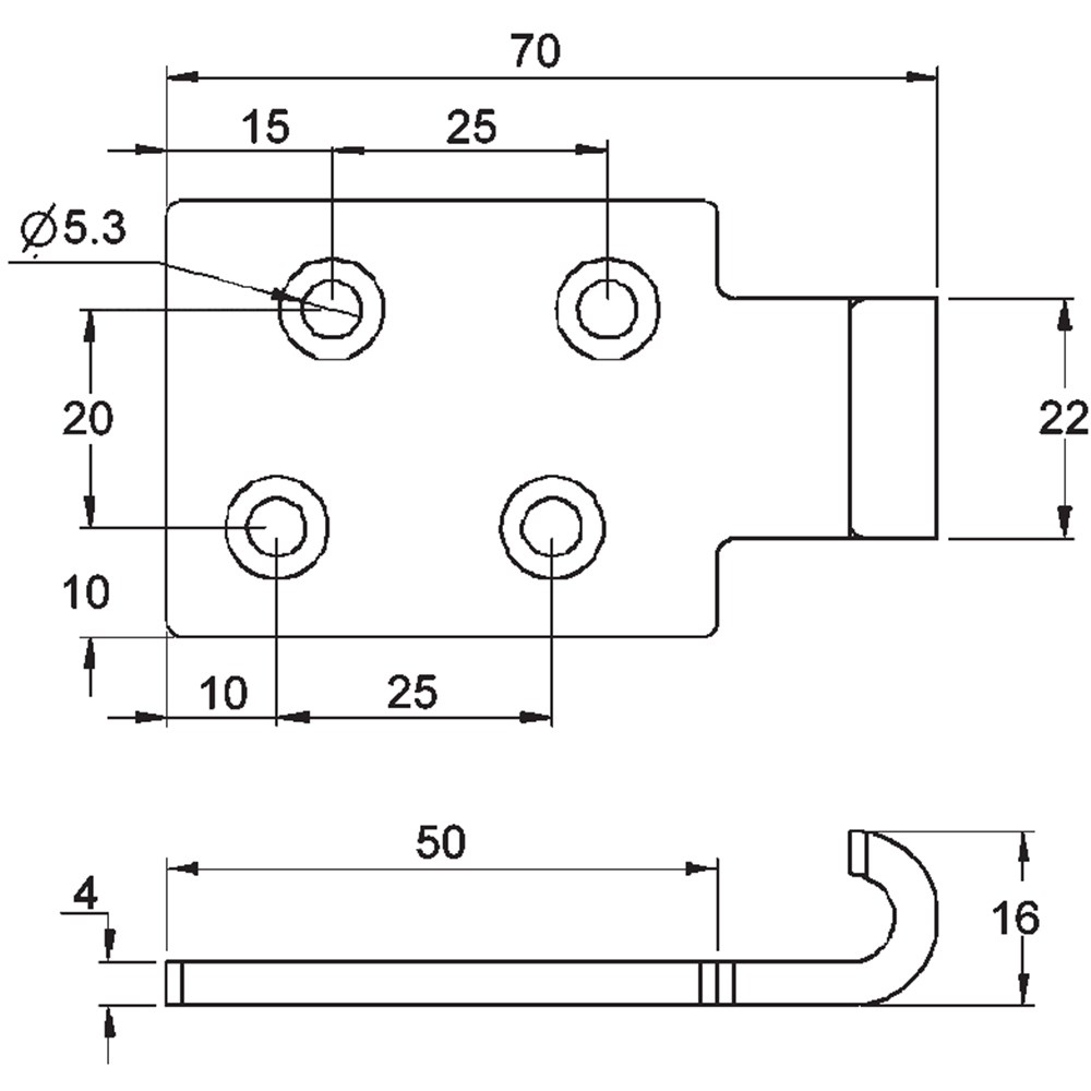 Best Overcentre Fastener Catch Plate 73 Series SS Horizontal Mount ...