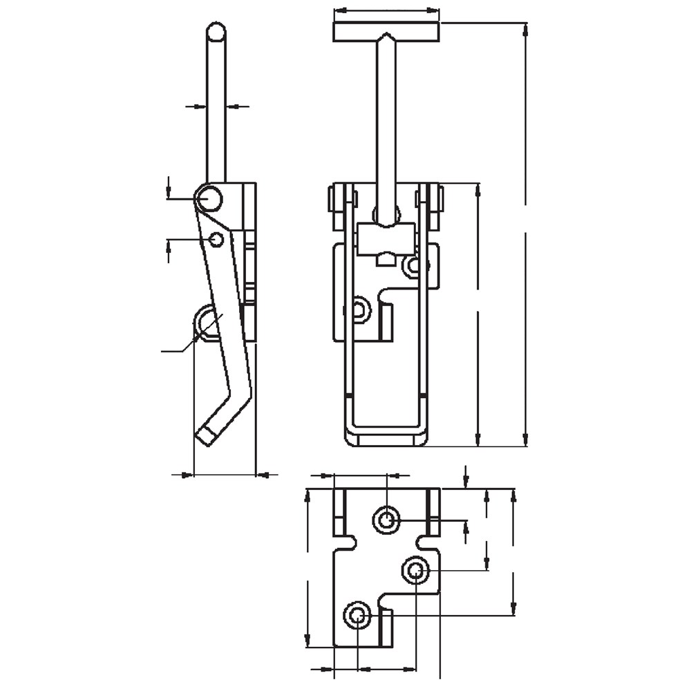 Best O/C Fastener 73 Series ZP Padlockable | UES Hardware - UES Hardware