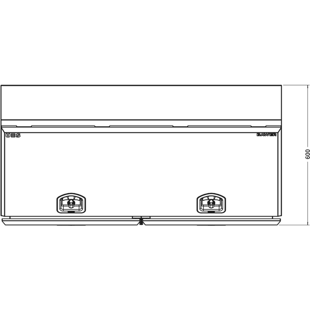 Best Toolbox 1210L x 750H x 580D White Powder Coat above Tray | UES ...